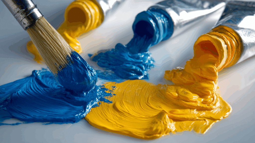 How to Make Green with Paint Mixing and Color Theory - Making Art Fun