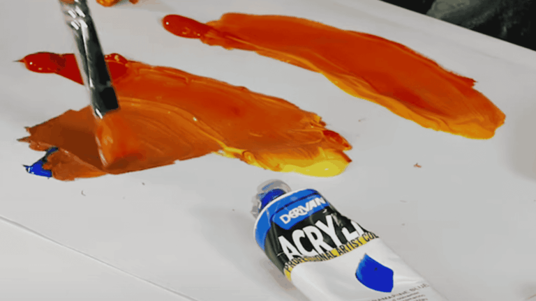 How to Make Orange Paint Easily at Home - Making Art Fun