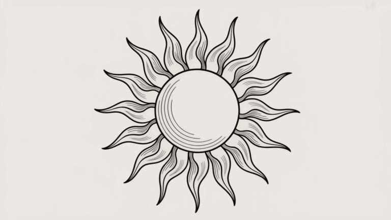 Realistic Sun Drawing That Shines with Creativity - Making Art Fun