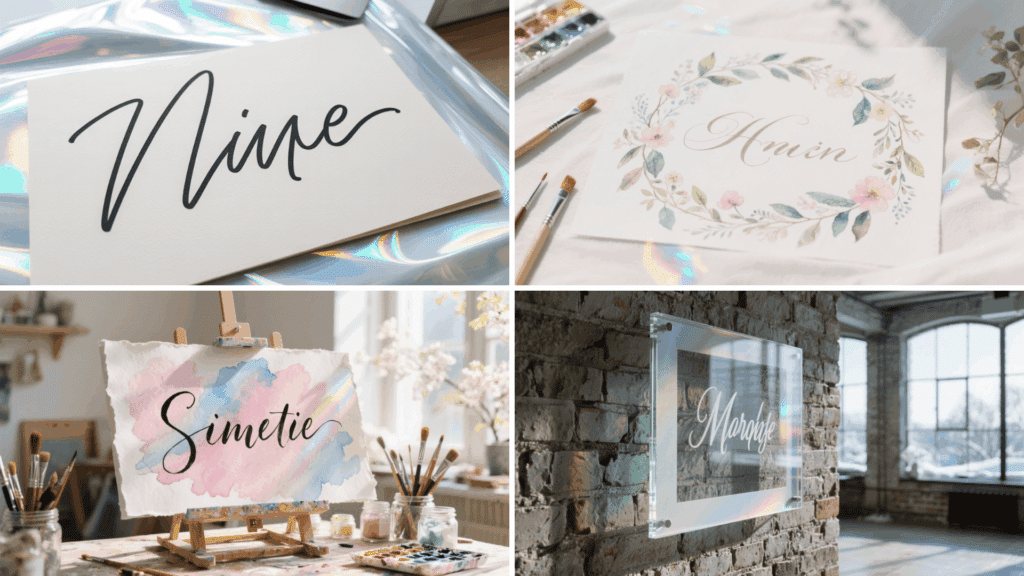 33 Inspiring Name Art Ideas for Home Decor - Making Art Fun