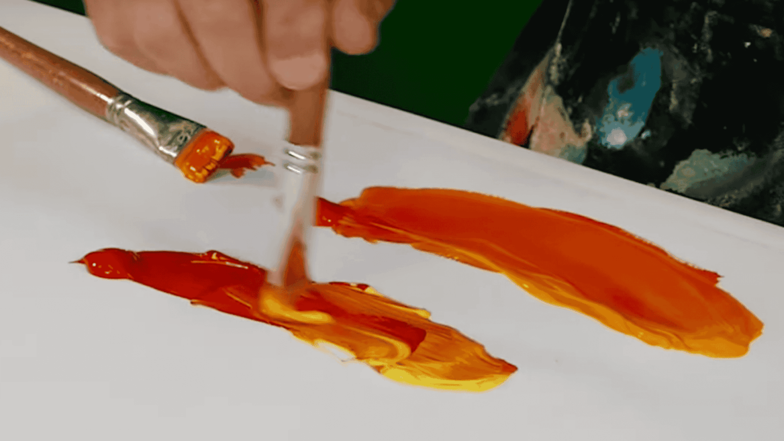 How to Make Orange Paint Easily at Home - Making Art Fun