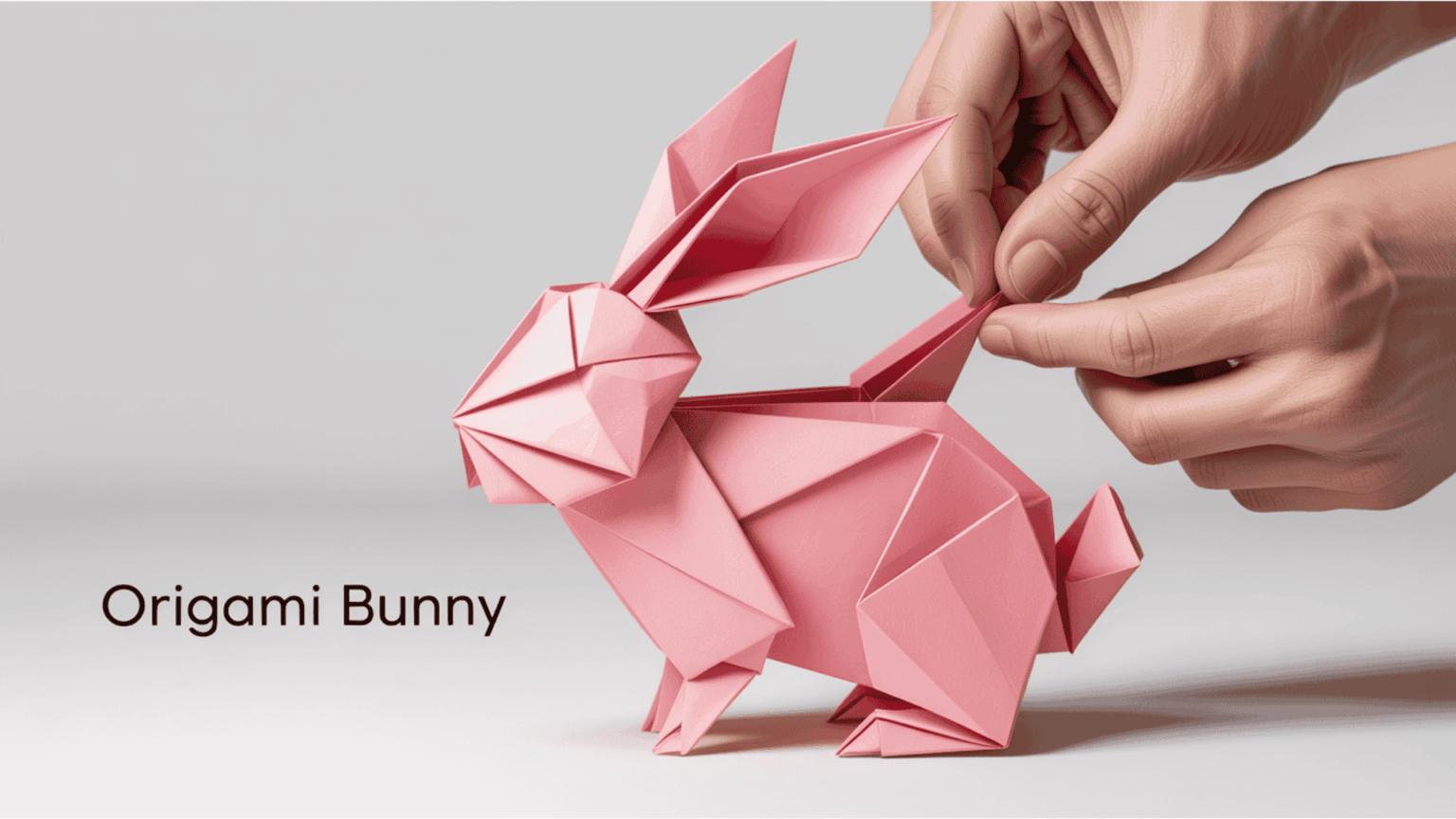 Cute Bunny Origami for Crafts and Decor - Making Art Fun