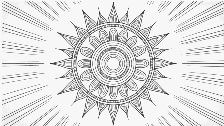 Realistic Sun Drawing That Shines with Creativity - Making Art Fun