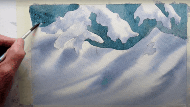 A Beginner’s Winter Tutorial on How to Paint Snow - Making Art Fun