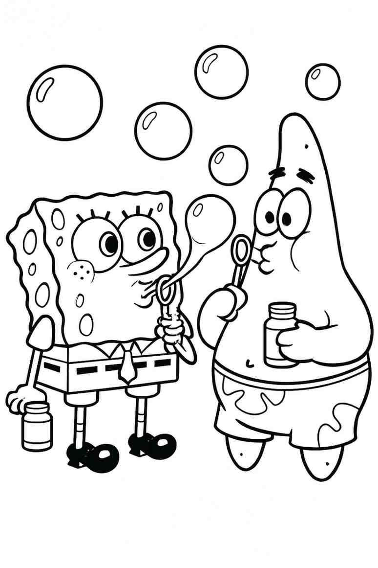 61 SpongeBob Coloring Pages for Kids & Fans - Making Art Fun