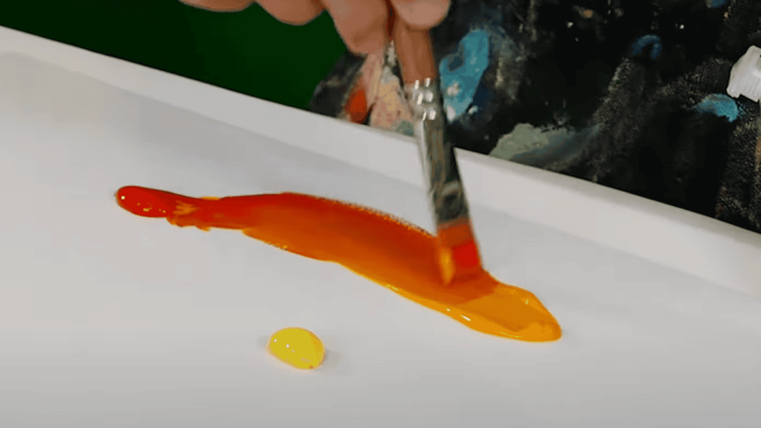 How to Make Orange Paint Easily at Home - Making Art Fun