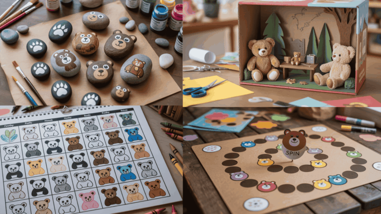 57 Fun and Easy Bear Crafts for Every Age Group - Making Art Fun