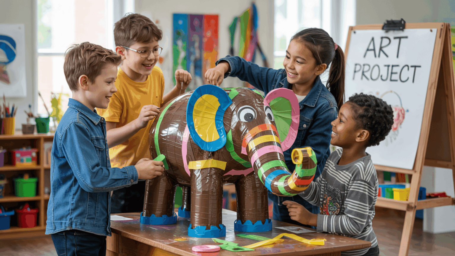 27 Easy Art Projecrs For Kids - Making Art Fun