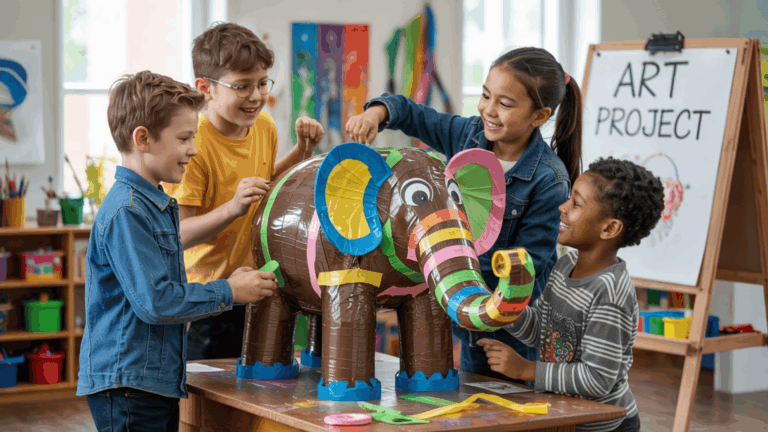 27 Easy Art Projecrs For Kids - Making Art Fun