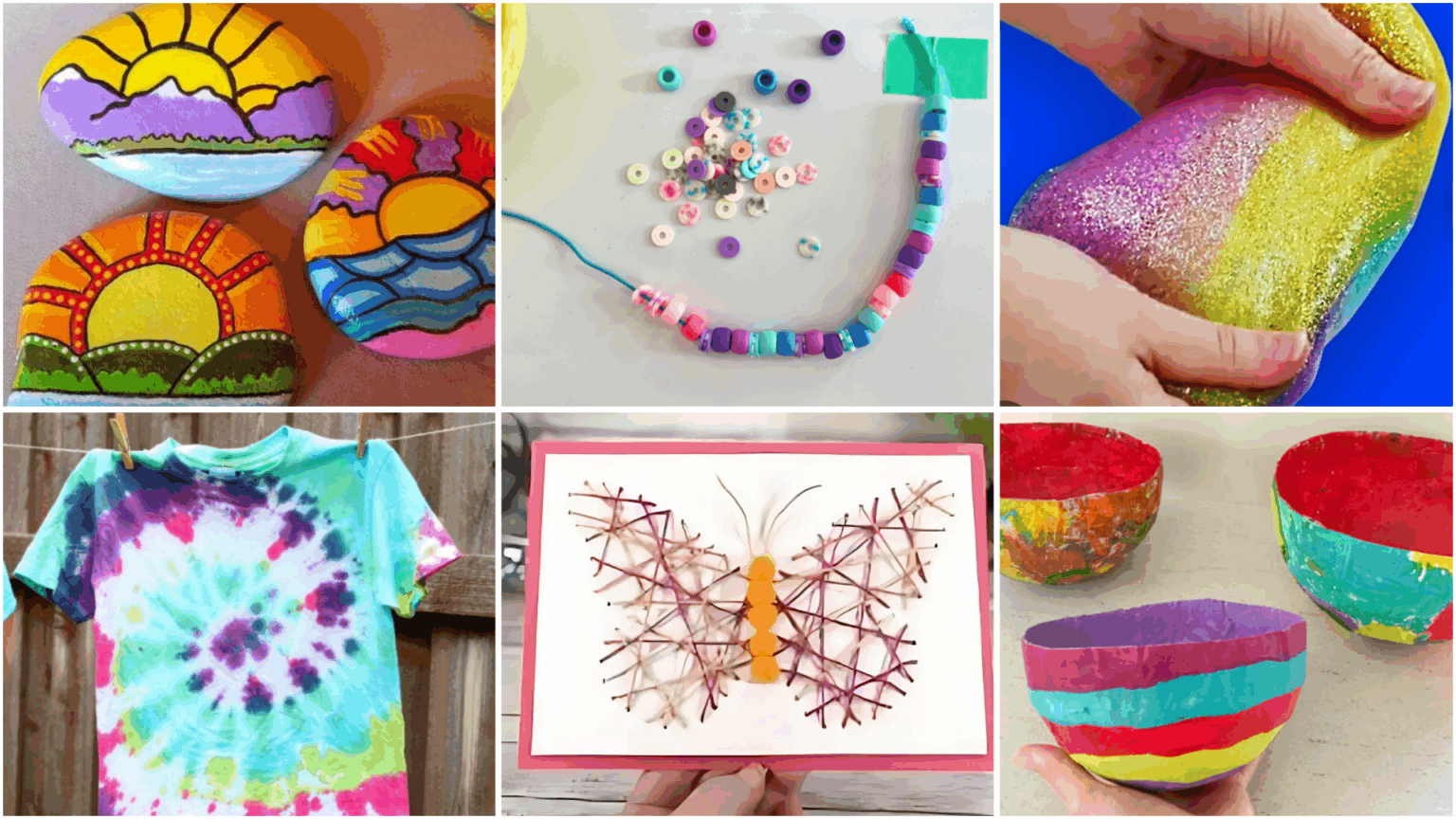 27 Easy Art Projecrs For Kids - Making Art Fun