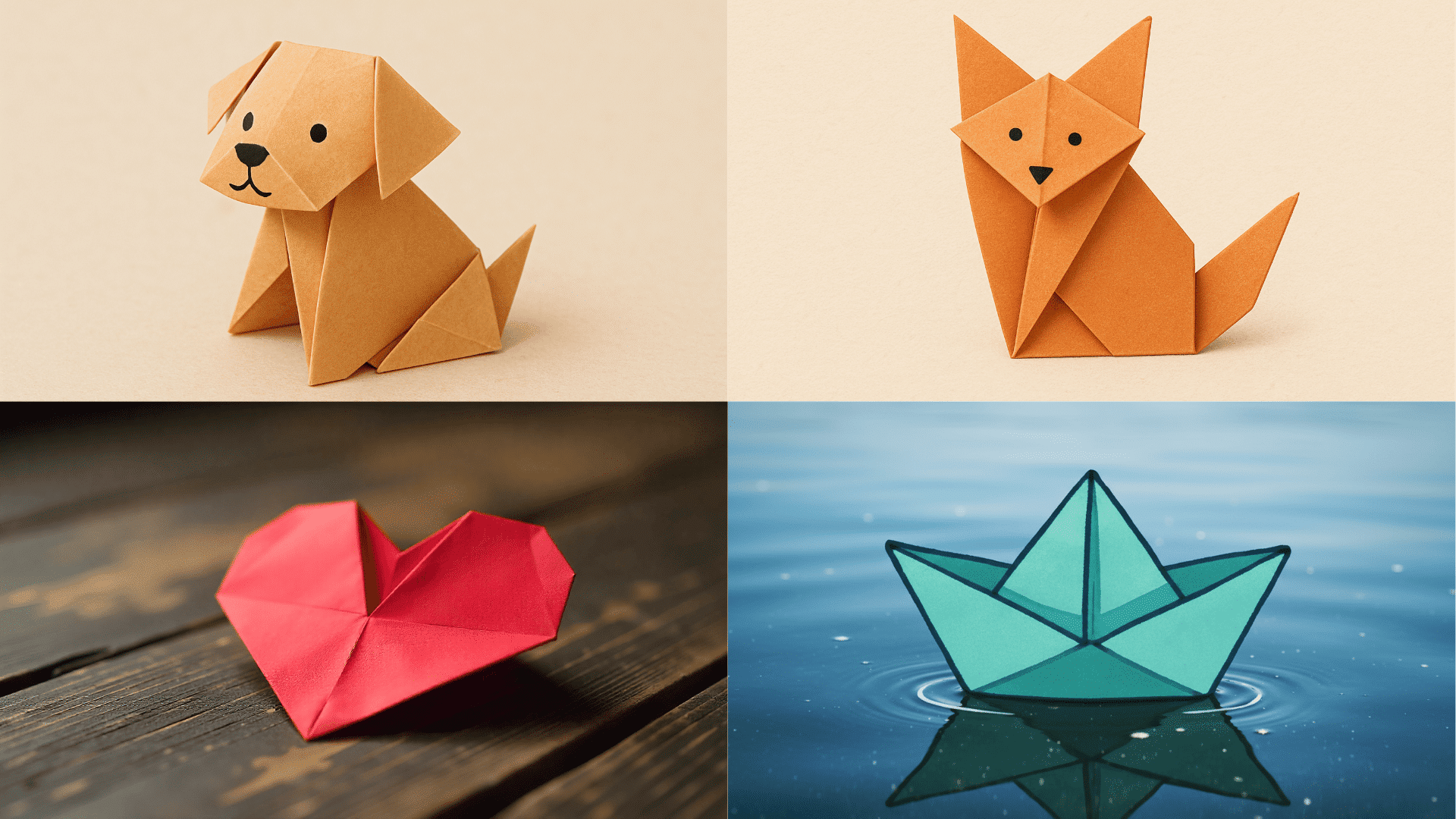 Quick Easy Origami Paper Crafts for Beginners - Making Art Fun