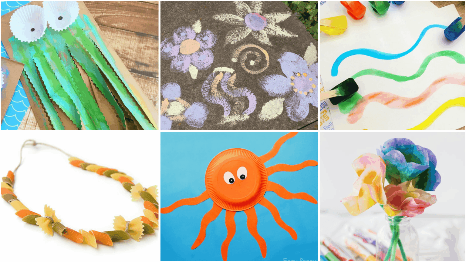 27 Easy Art Projecrs For Kids - Making Art Fun