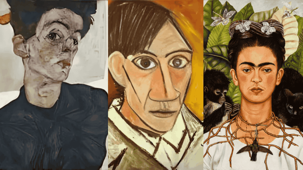 Self Portrait Art Ideas and Inspiration Through History - Making Art Fun