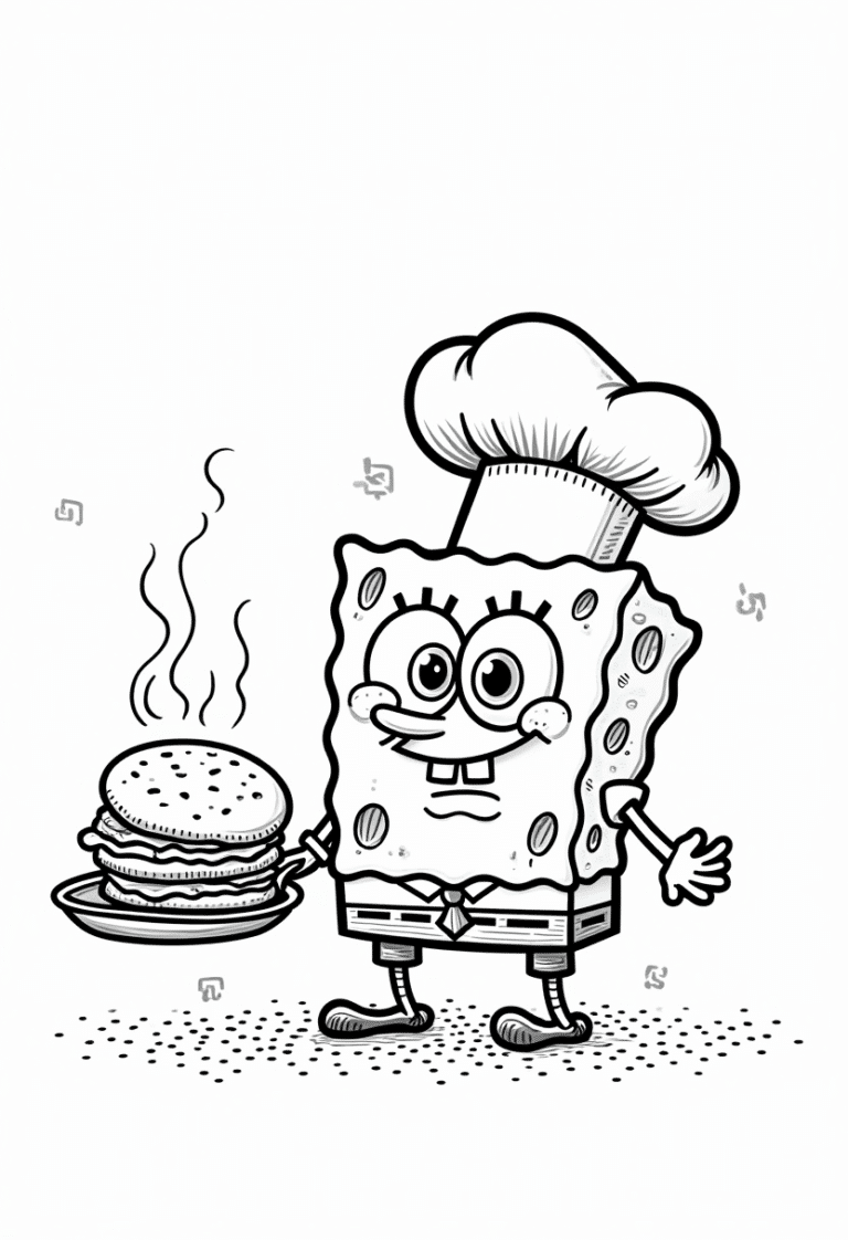61 SpongeBob Coloring Pages for Kids & Fans - Making Art Fun