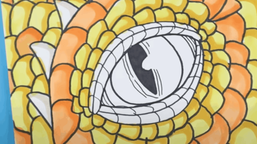 How to Draw a Stunning Dragon Eye - Making Art Fun