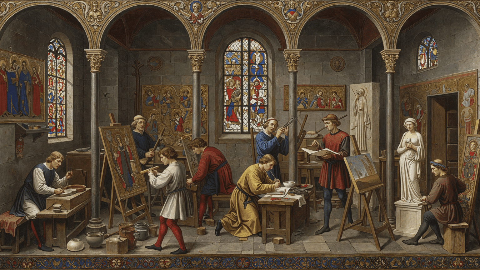 The Story of Middle Ages Art and Its Characteristics - Making Art Fun