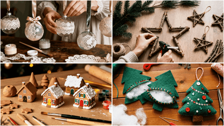 19 DIY Christmas Ornaments You Can Make This Year - Making Art Fun