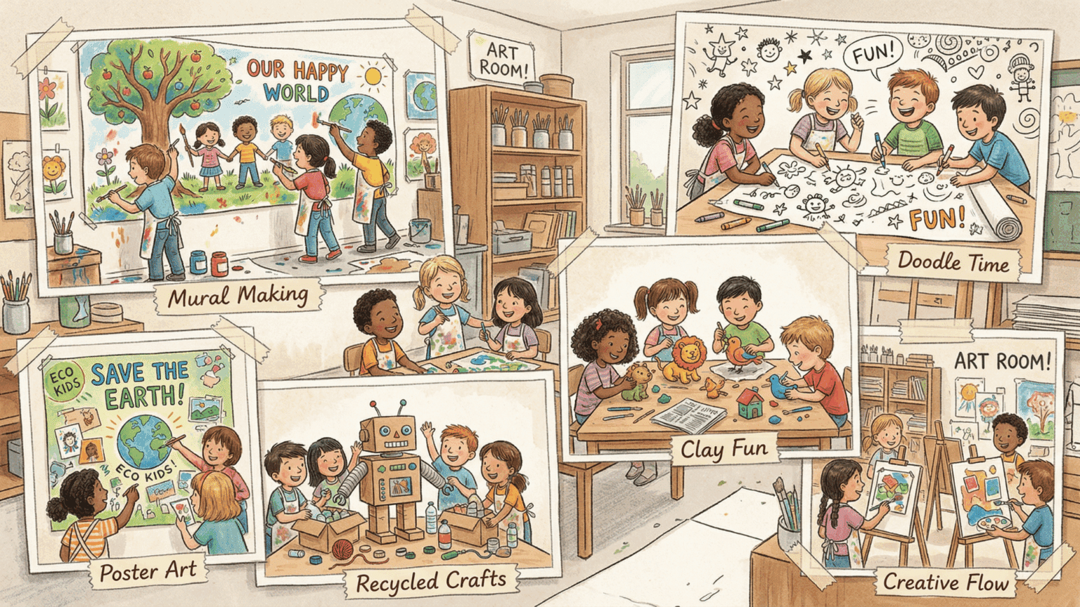 15 Fun Art Club Activities that Build Skill and Friendship - Making Art Fun