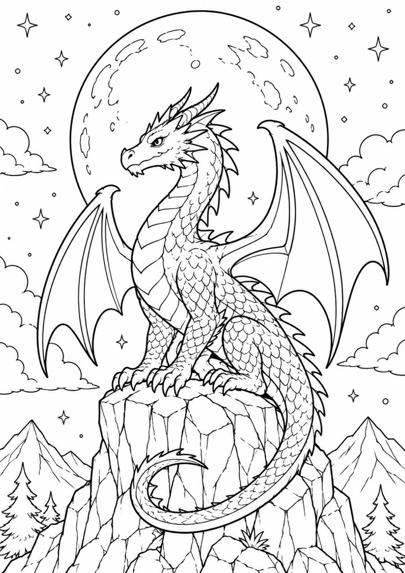 57 Free Dragon Coloring Pages to Print Today